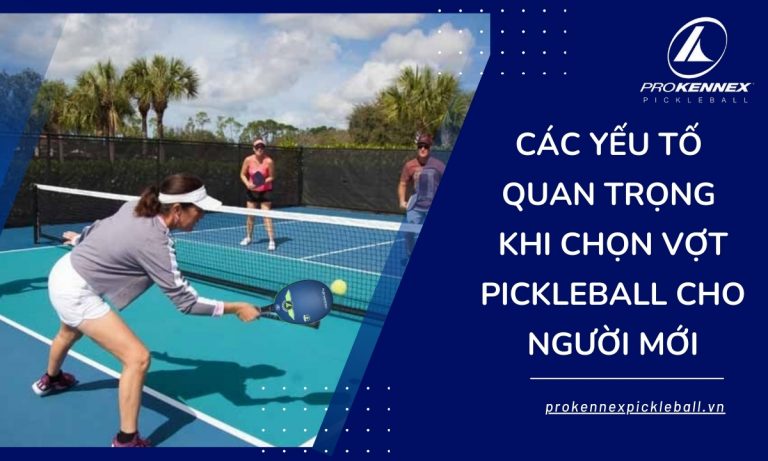 Các Yếu Tố Quan Trọng Khi Chọn Vợt Pickleball Cho Người Mới
